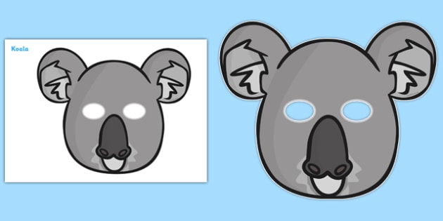 Koala Role Play Masks (teacher made)
