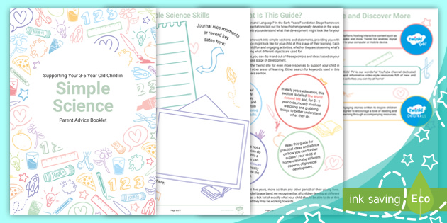 A Parent Guide to Simple Science for Ages 3 - 5