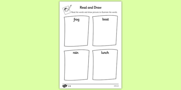 Beatrix Potter - The Tale of Mr Jeremy Fisher Read and Draw Worksheet
