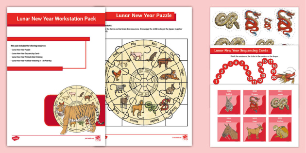 Lunar New Year Workstation Pack | SEND | Twinkl Inclusion
