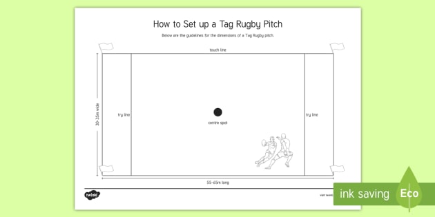 How to Set up a Tag Rugby Pitch Adult Guidance