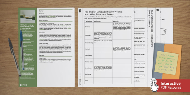 KS3 English Language Fiction Writing Lesson 5: Story Structure