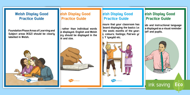 Welsh Display Good Practice Guide A4 Display Poster