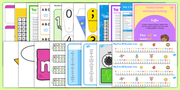 Classroom Essentials for Year 2 Resource Pack (teacher made)