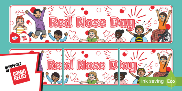 Comic Relief Display Banner (teacher made)