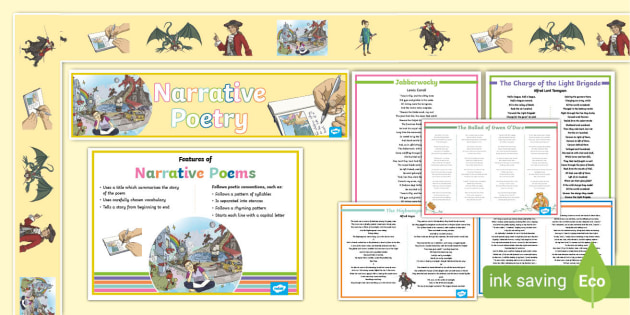 Narrative Poetry Display Pack