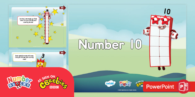 FREE Numberblocks: Number Ten PowerPoint (teacher made)