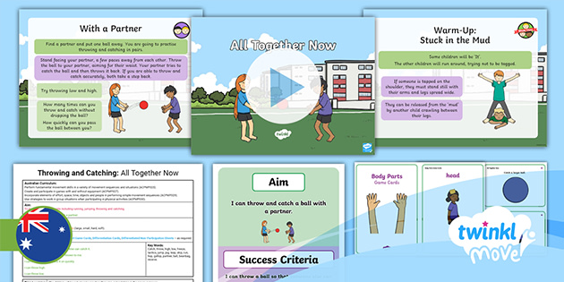 Move PE Year 1 Throwing and Catching Lesson 4: All Together Now