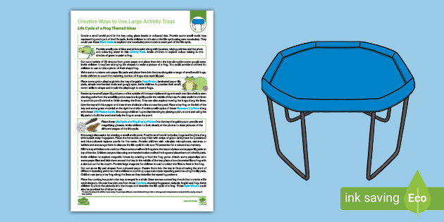 Animal Sensory Activities for Preschoolers | Frog Lifecycle