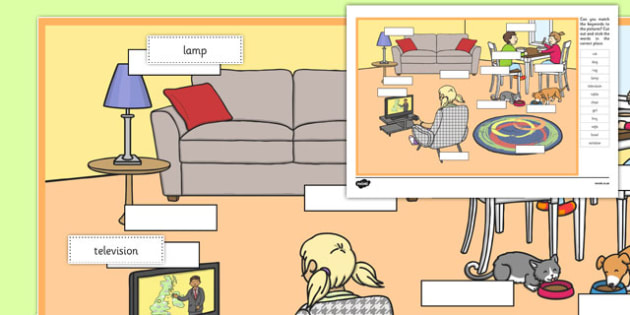 At Home Keyword Matching Activity (Teacher-Made)