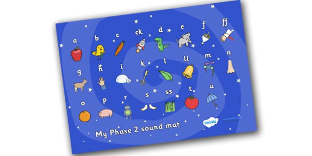 Space Themed Sound Mat Phase 3 (teacher made)