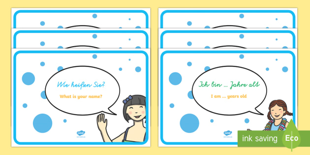 German Basic Phrase Posters (teacher made)