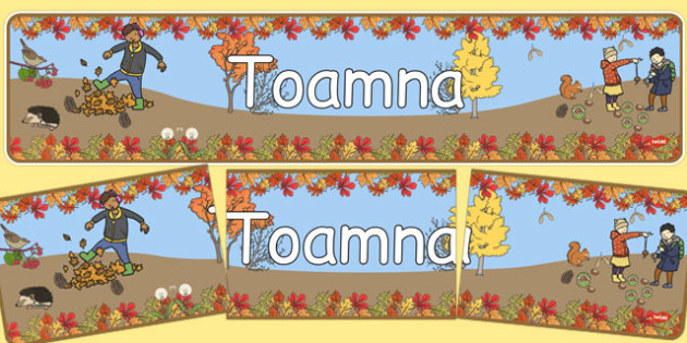 Toamna - Banner (teacher made)