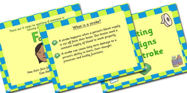 Signs of a Stroke PowerPoint