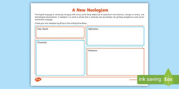 A New Neologism (teacher made)