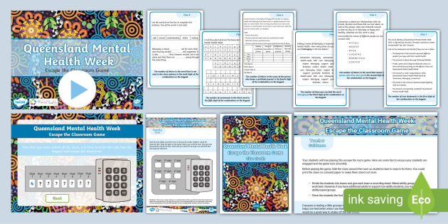 FREE! - Escape the Room Game (teacher made)