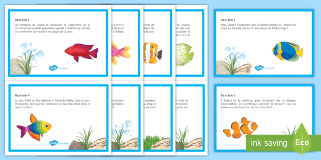 April Fools' Day News Display Posters French (teacher made)