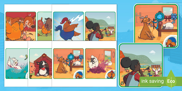 Bumble Farm Story Sequencing (teacher made)