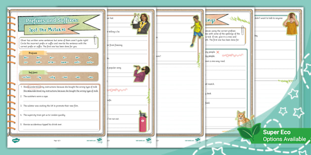 Year 3 Prefixes and Suffixes Parent Guide and Activity Ideas - Twinkl ...