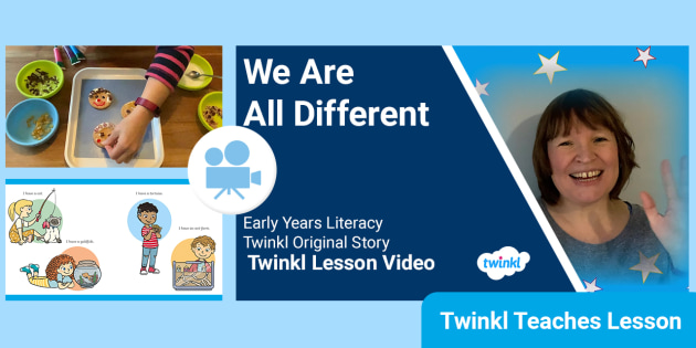 FREE! - We Are All Different Video Lesson | EYFS Celebrate Diversity