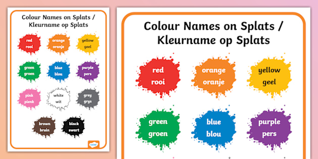 Art Colour Names | twinkl.com.au