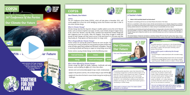 FREE! - COP26 Lesson Plan for Ages 9-11 | Climate Change | Twinkl