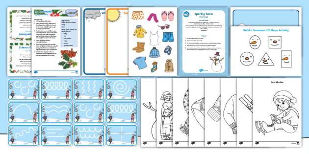 EYFS Winter Resource Pack (Ages 2-3) (teacher made)