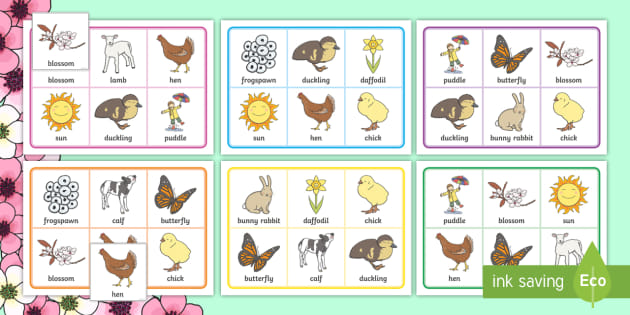 Spring Aistear Bingo (teacher made)