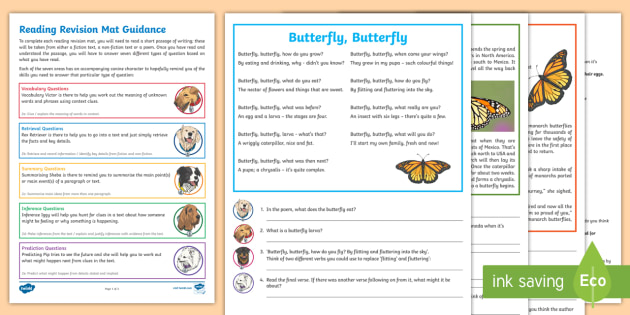 Year 4 English Worksheets | Reading Revision Activity Pack 1