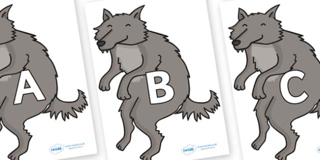 FREE! - A-Z Alphabet on Wolf (Teacher-Made)