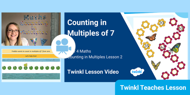 FREE! - 👉 Year 4 (Ages 8-9) Counting in Multiples: Video Lesson 2