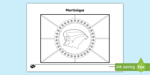 FREE! - Martinique Flag Colouring Sheet (teacher made)