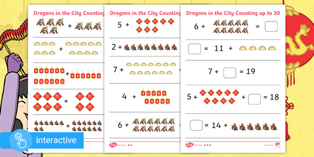 Dragons in the City: Chinese New Year Addition to 20 Sheets