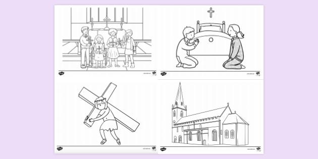 Printable Christian Colouring for Kids | Colouring Sheets