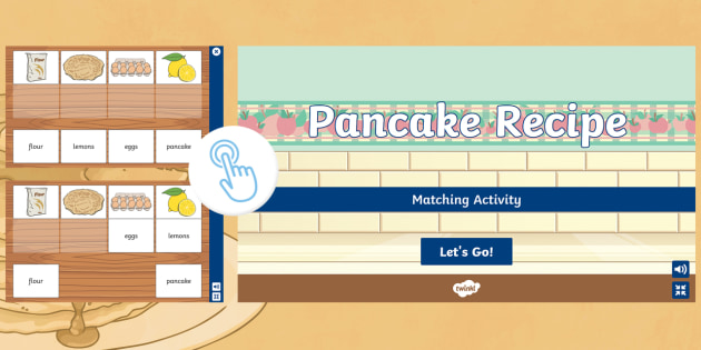 Pancake Recipe Matching Activity | Twinkl Go! (teacher made)