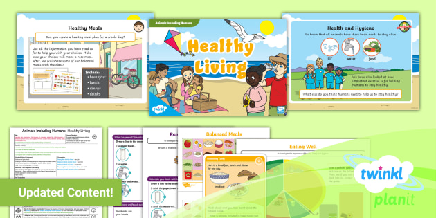 Science: Animals Including Humans: Healthy Living Year 2 Lesson 6