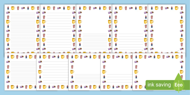 Father's Day Page Border Images (teacher made)