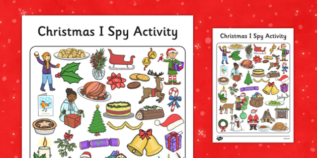 Christmas I Spy Activity | Primary Resources