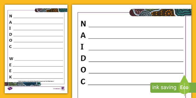 FREE! - NAIDOC Week Acrostic Poem Worksheet | Twinkl