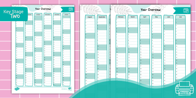 KS2 | Year Overview | Teacher Planner (teacher made)