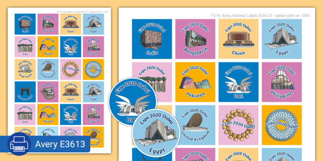 Expo 2020 Dubai Stickers (Teacher-Made)