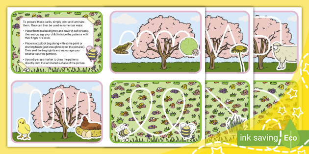 Spring Mark Making Cards