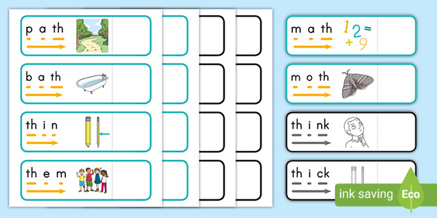 -th Digraphs Read and Reveal Activity (teacher made)
