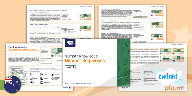 FREE! - Level 1 Number Sequences: Overview (teacher made)