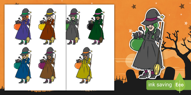 Witch Template | EYFS | KS1 | Teacher Display Resources