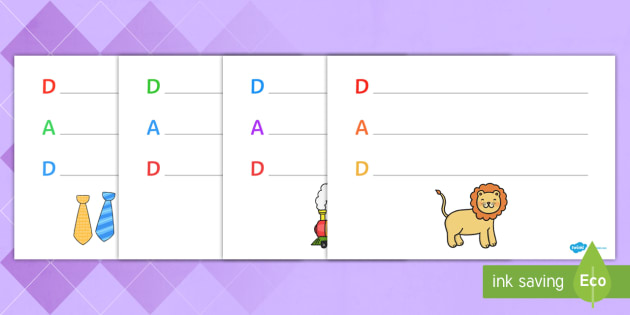 Father's Day Acrostic Poem Writing Frames Dad