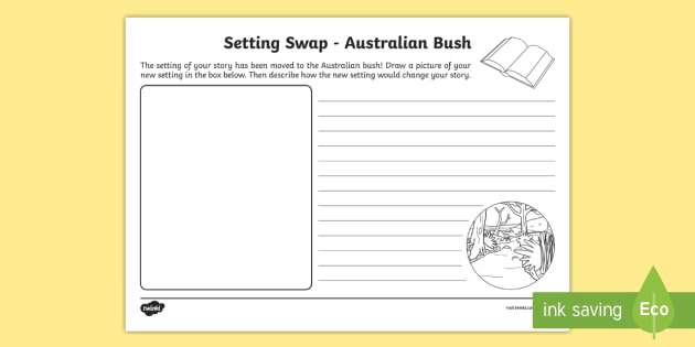Setting Swap Australian Bush Worksheet / Worksheet