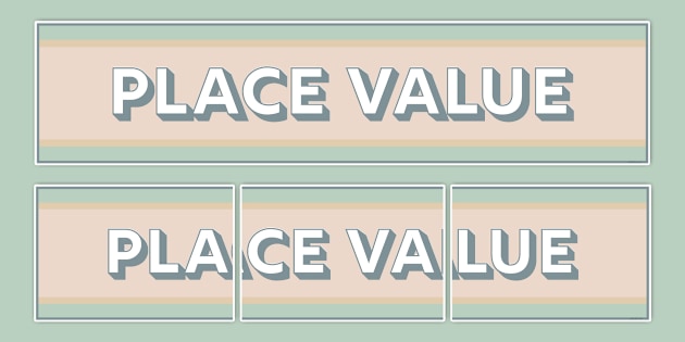 Place Value Banners | twinkl.com.au