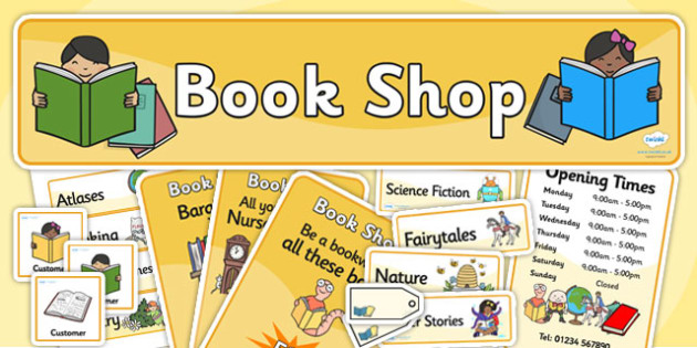 Book Shop Role Play Pack (teacher made)