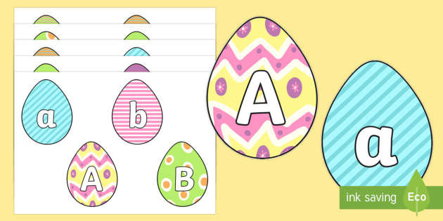 Easter Upper and Lower Case Letter Matching Activity - Easter, Easter ...